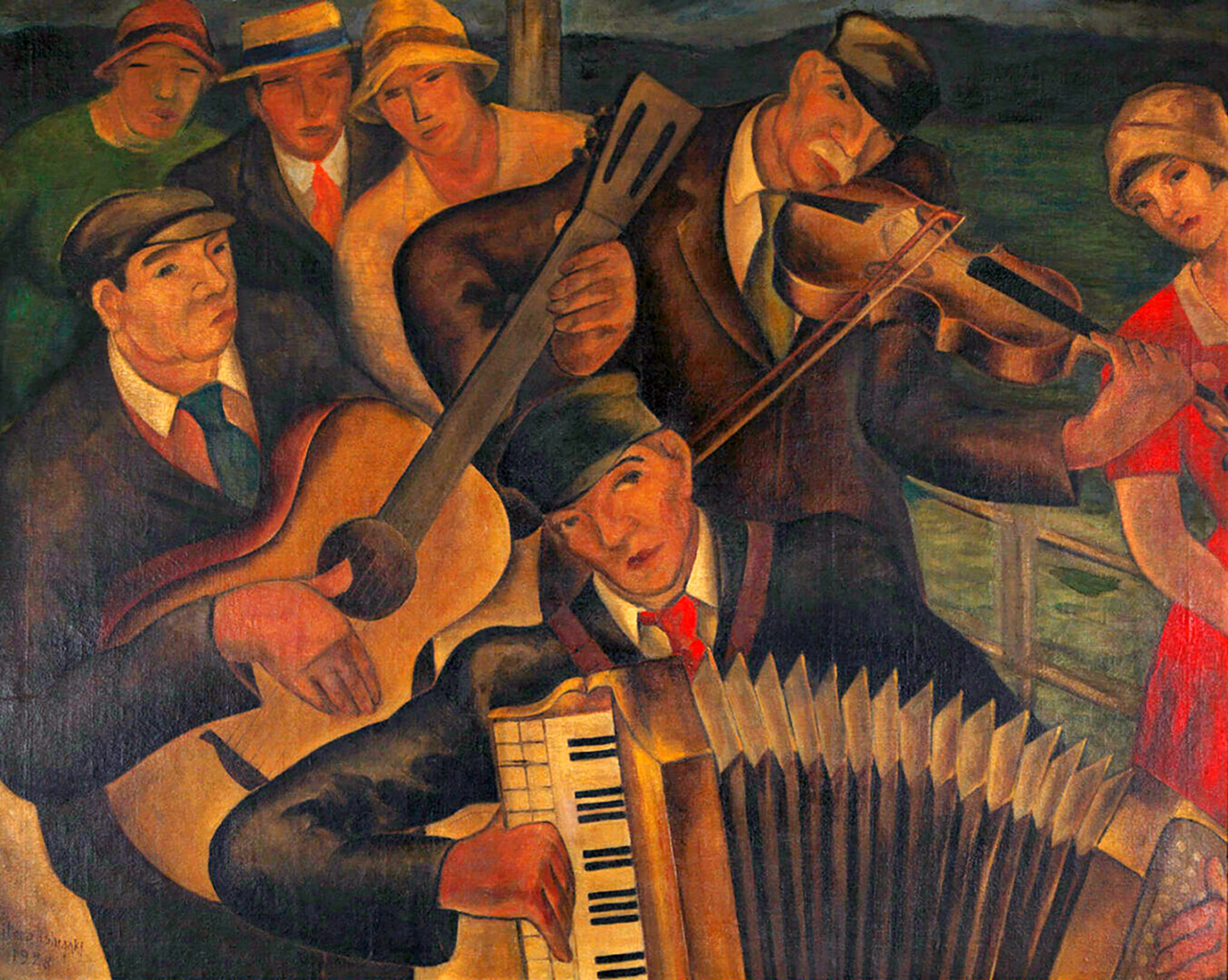 Eitaro Ishigaki, A Musical Band Out of Work (Ferry Bout Troubadour ...