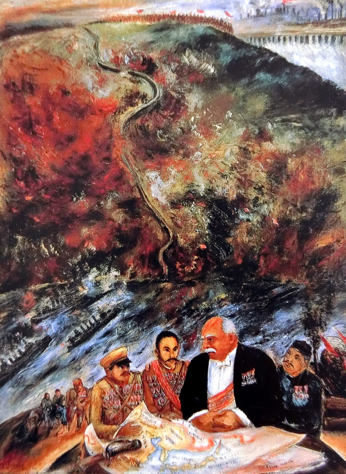 Chuzo Tamotzu, Teared Map of China, 1933 - Digital Museum of the ...